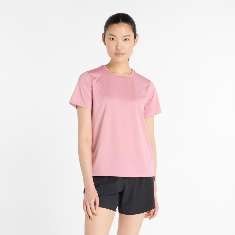 NEW BALANCE Polera Running Mujer New Balance Sport Essentials Morada ...