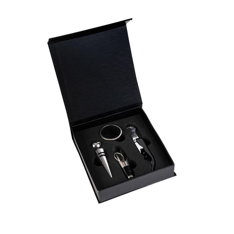 Kit De Vino 4 Piezas Lux Secret de Gourmet | Sodimac Chile