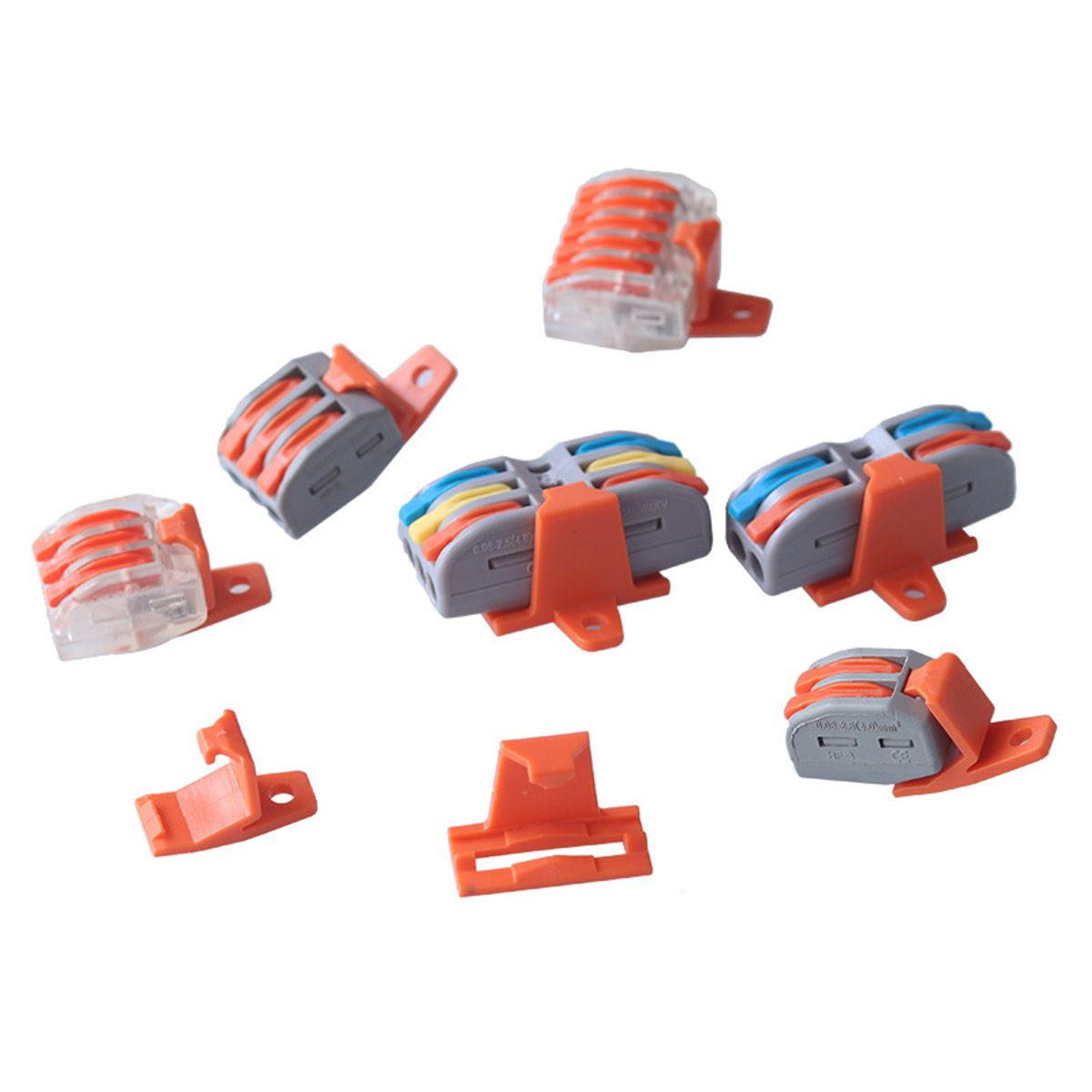 20 pcs Conectores Eléctricos De Terminal De Conexión Rápida | Sodimac ...