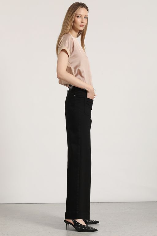LIOLA Jeans palazzo Liola mujer negro | falabella.com