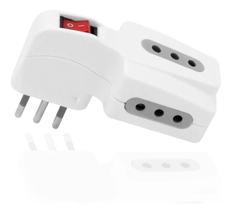 MACROTEL Enchufe Adaptador Triple Macrotel Con Switch Certificado ...