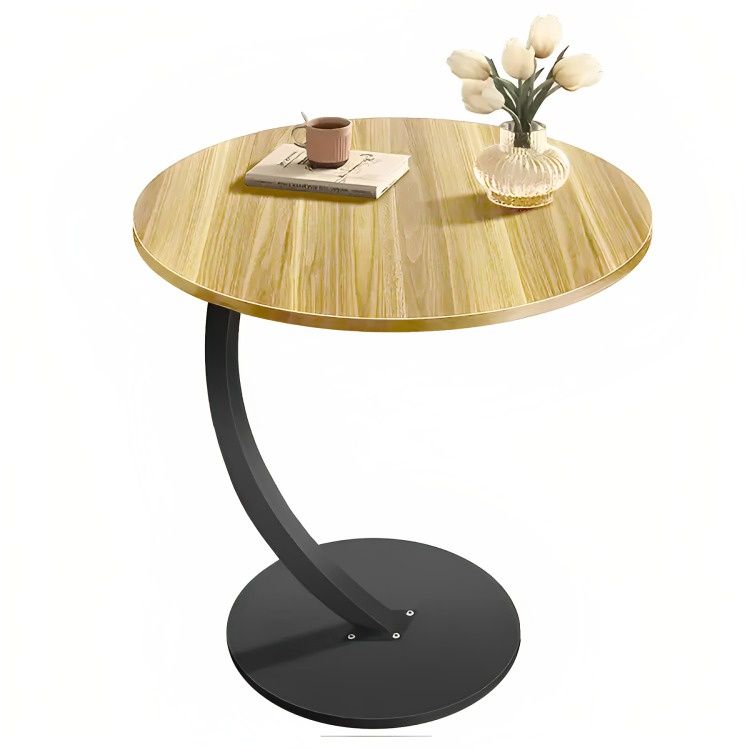 GENERICO Mesa Estante Redonda Auxiliar Mesa Centro Madera | falabella.com