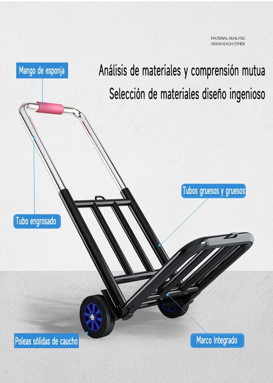 GENERICO Trolley de carro plegable | Falabella Chile