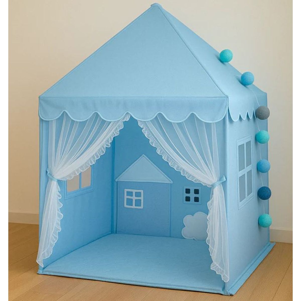 GENERICO Carpa Casa Para Ninas Ninos Carpa Celeste | Falabella Chile