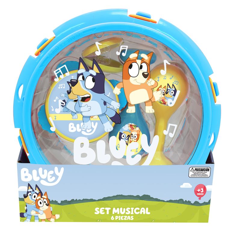 BLUEY Set Musical En Tambor 6 Instrumentos Bluey | Falabella Chile