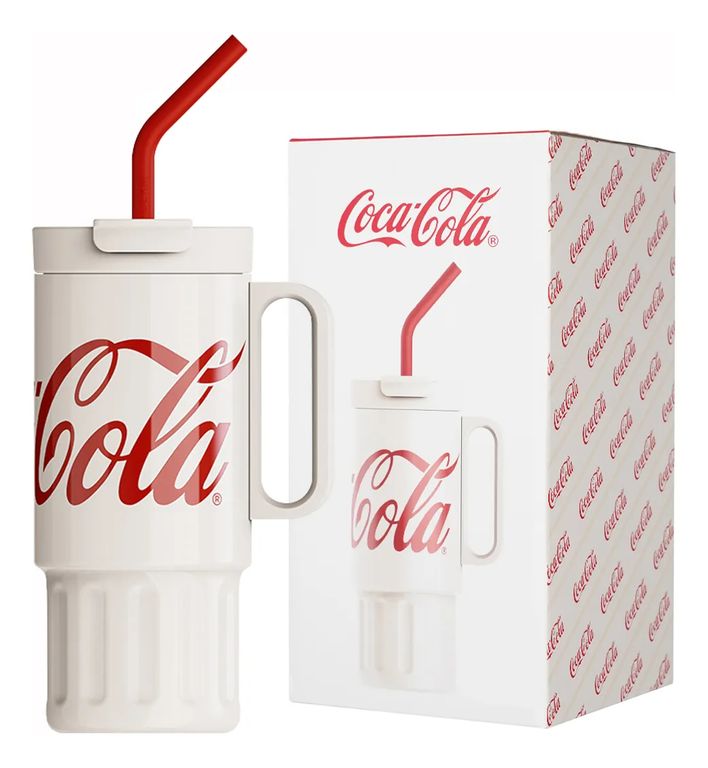 COCA COLA Germ Termo Súper Tumbler Mug Vaso 1200ML Frío O Caliente Vaso ...