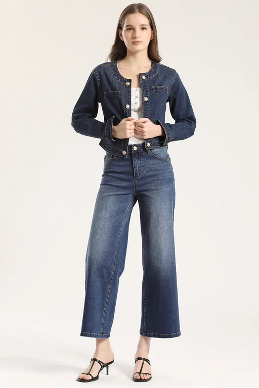 LIOLA Jeans wide leg Liola mujer azul | falabella.com