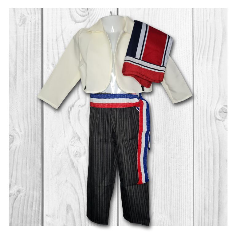 MORLAN Traje Tipico Vestimenta Huaso Niño Fiestas Patrias Chile Poncho ...
