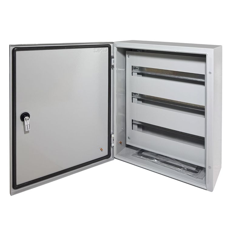 Gabinete Tablero Metálico Eléctrico 500x400x200 1 puerta chasis Ip65 ...