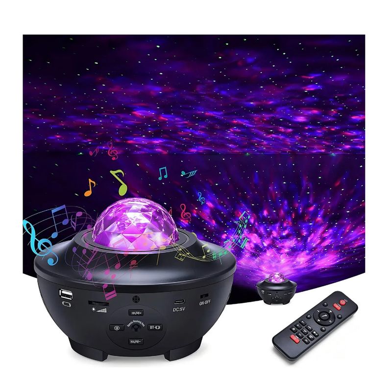 GENERICO PROYECTOR DE GALAXIA ESTRELLAS LED Y SONIDO BLUETOOTH | falabella.com