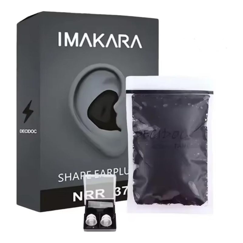 GENERICO Tapones Moldeables Para Oídosanti Ruidos Para Dormir Negro ...