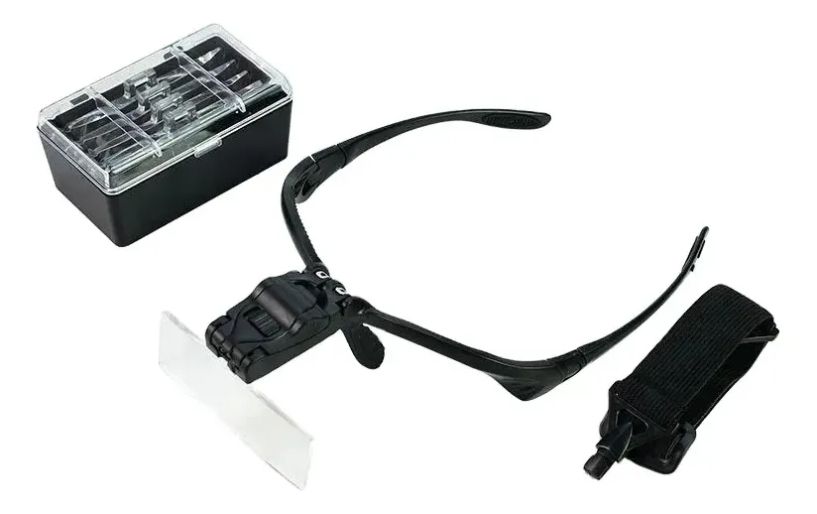 GENERICO Lentes Led Lupa Para Extensiones De Pestañas Cejas Multiusos ...