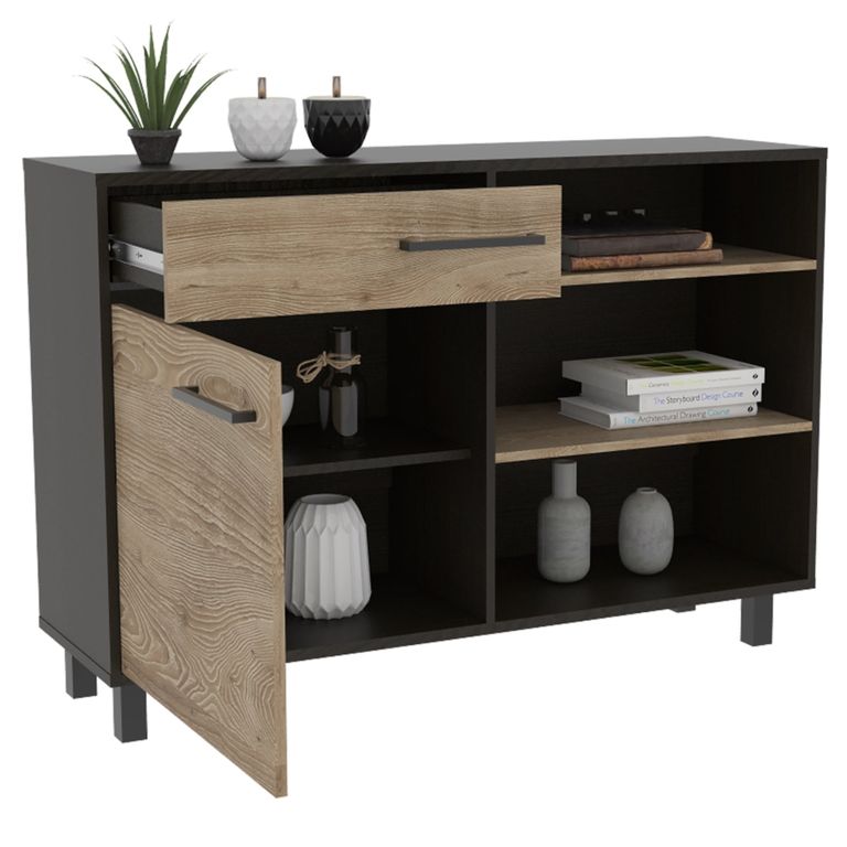 Buffet Kaia 814x1201x353 Cm Wengue Y Miel | Sodimac Chile