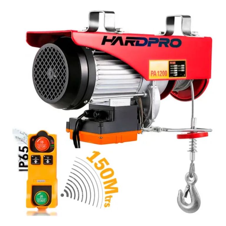 Tecle Eléctrico Inalámbrico 500kg 12mtrs Cable Acero 1050w | Sodimac Chile