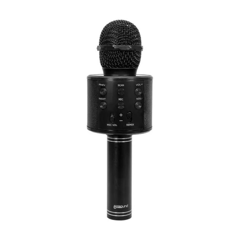 PROSOUND Microfono Karaoke Parlante Bluetooth Negro Prosound ...