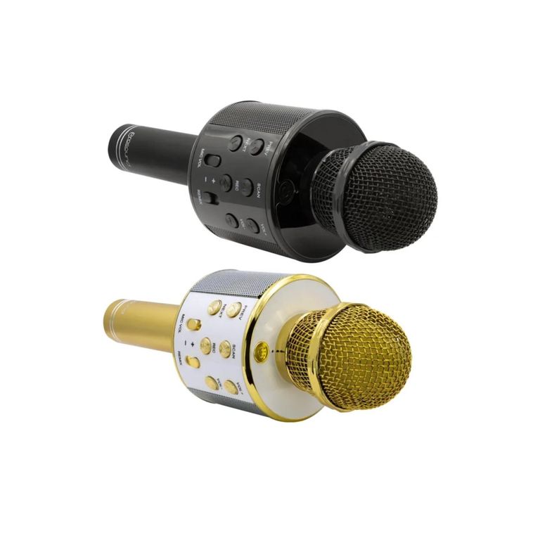 Kit 2 Microfonos Karaoke TWS Bluetooth USB Prosound | Sodimac Chile
