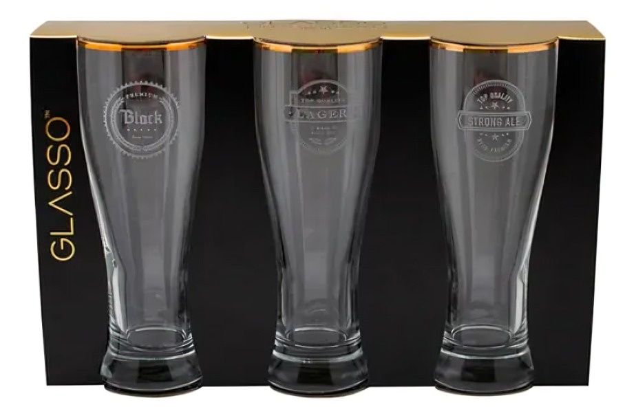 GLASSO SET 3 VASOS CERVEZA GLASSO 460 ML | falabella.com