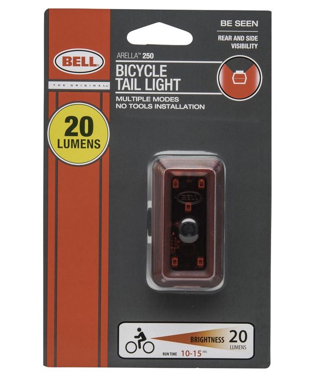 LUZ TRASERA BELL ARELLA 250 BLACK BELL | Sodimac Chile