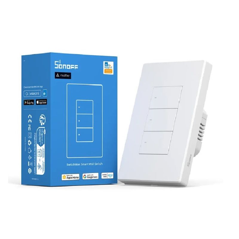 SONOFF Interruptor WiFi de Pared Sonoff SwitchMan M5 3C Matter ...