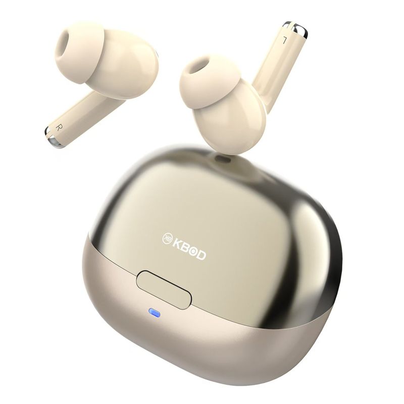 KBOD Audífonos Bluetooth Kbod Tws K07 Con Cancelación De Ruido Dorado ...