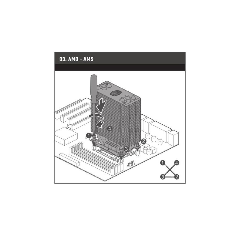 COOLER MASTER Kit de actualización del soporte de CPU AMD AM5 603007170 ...