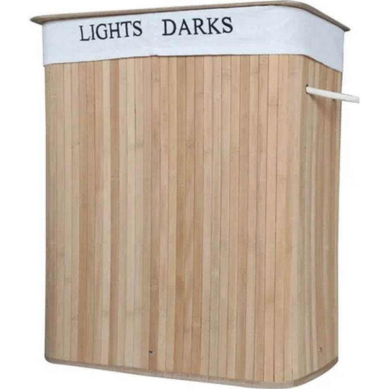 GENERICO Cesto ropa bambú rectangular con tapa | falabella.com