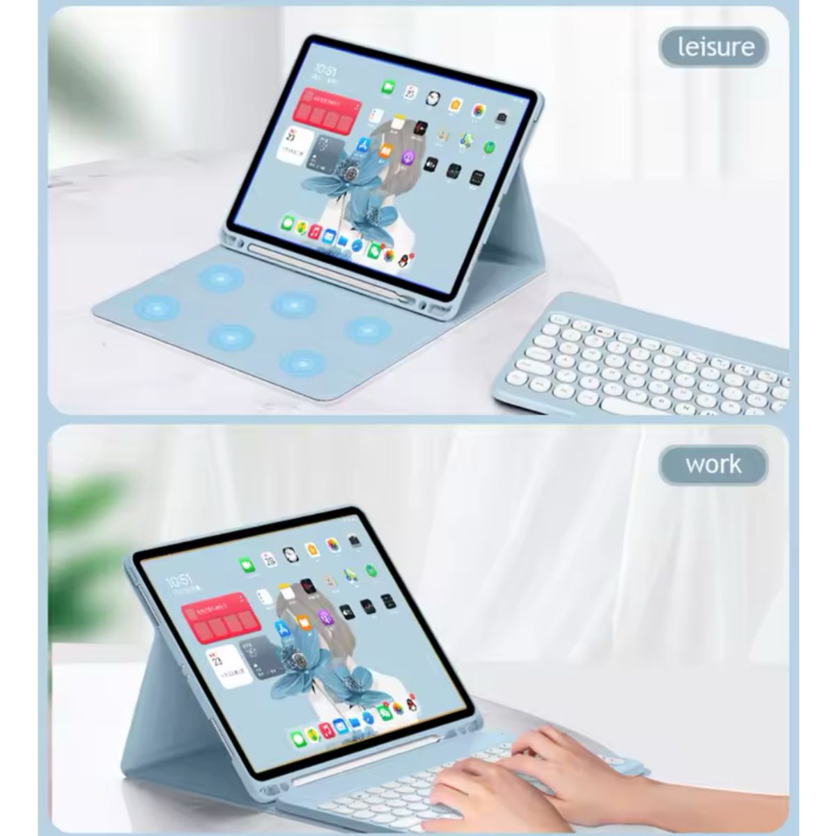 GENERICO Fundas Con Teclado 2.0 Premium Para Xiaomi Pad 7 / 7 Pro ...