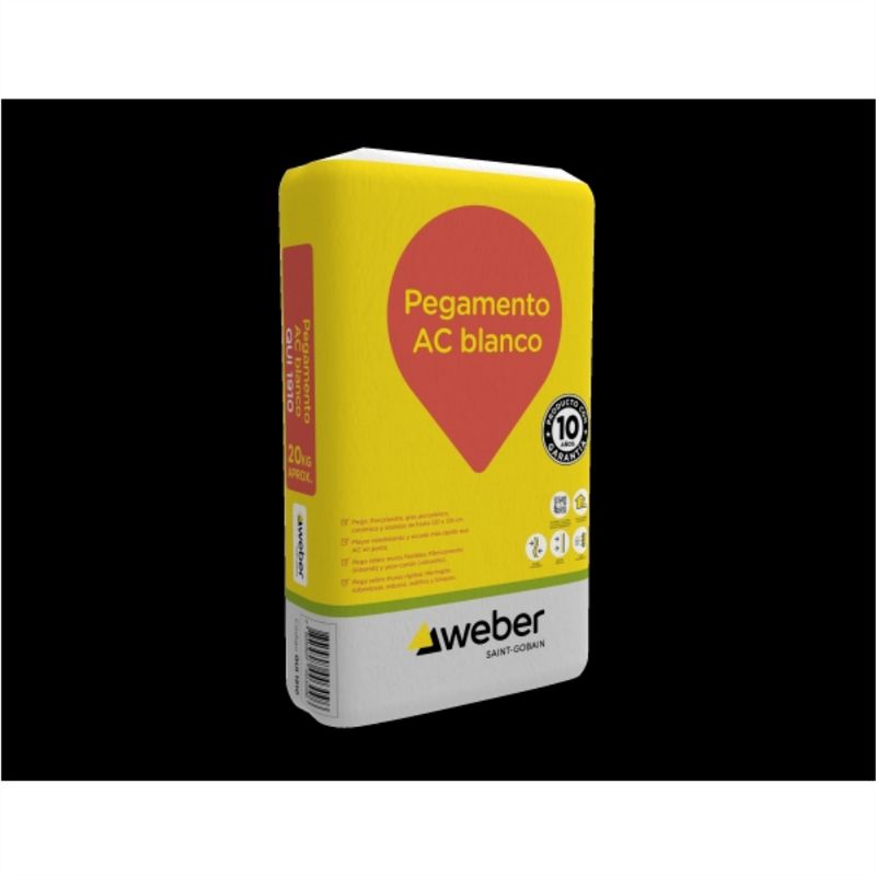 WEBER Adhesivo cerámico polvo AC 20 kg | falabella.com