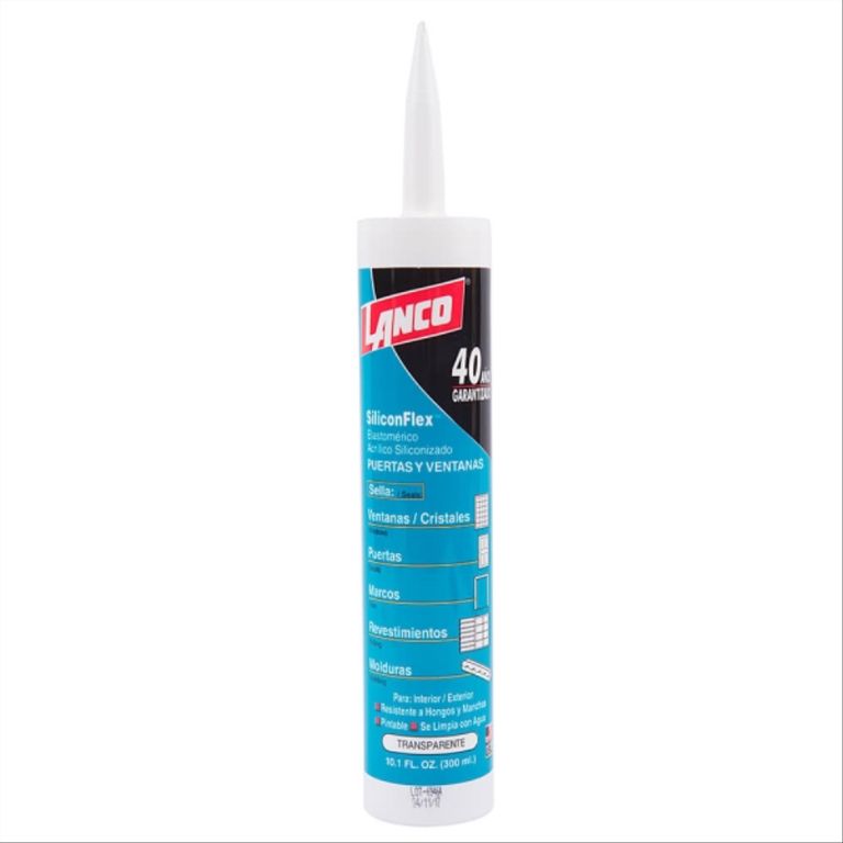 LANCO Sellador acrílico SiliconFlex transparente 300 ml | falabella.com