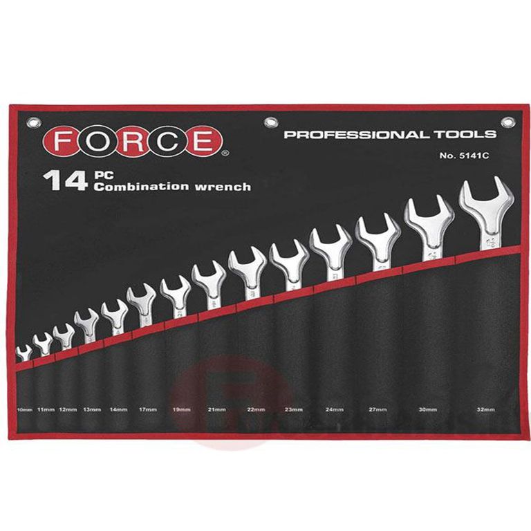 Juego de LLaves Punta Corona de 10 a 32 mm Force 5141 | Sodimac Chile