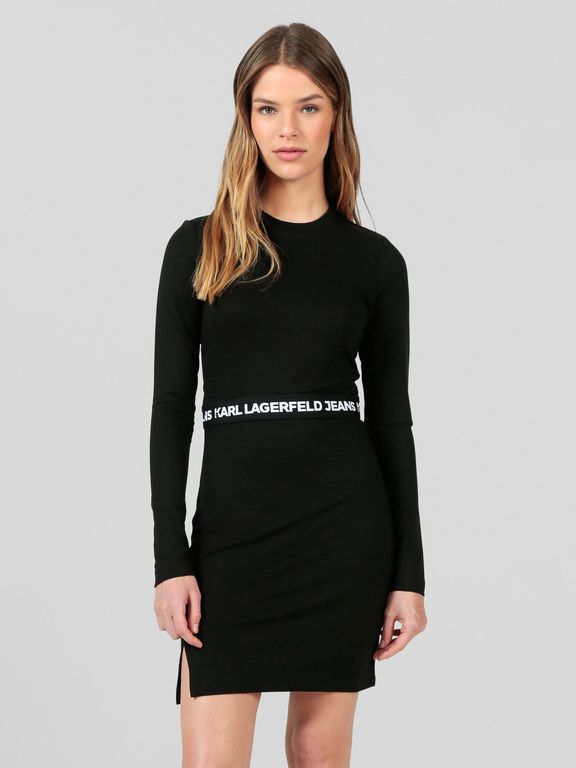 KARL LAGERFELD Vestido milano de manga larga | falabella.com