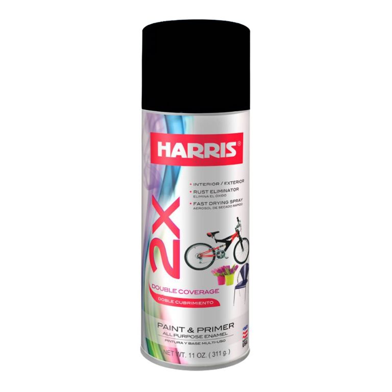 HARRIS Spray Pintura 2x Multiuso Harris Negro Mate 311gr | falabella.com