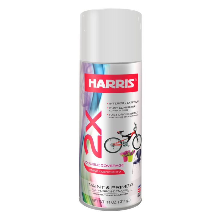 HARRIS Spray Pintura 2x Multiuso Harris Blanco Brillante 311gr ...