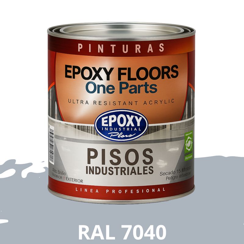 EPOXY PINTURA ALTO TRANSITO - EPOXY FLOORS - 1L RAL 7040 | falabella.com