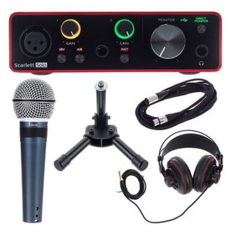FOCUSRITE Set Podcast Focusrite Scarlett Solo 3rd Gen. | falabella.com