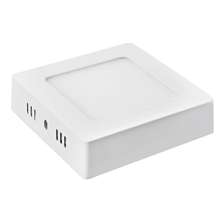 Panel Led Cuadrado Sobrepuesto 12w/6000k Megabright 50400091 | Sodimac ...