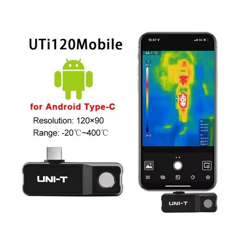 UNI T Cámara Térmica Para Android Uni-T Uti120m Infrarrojo | falabella.com