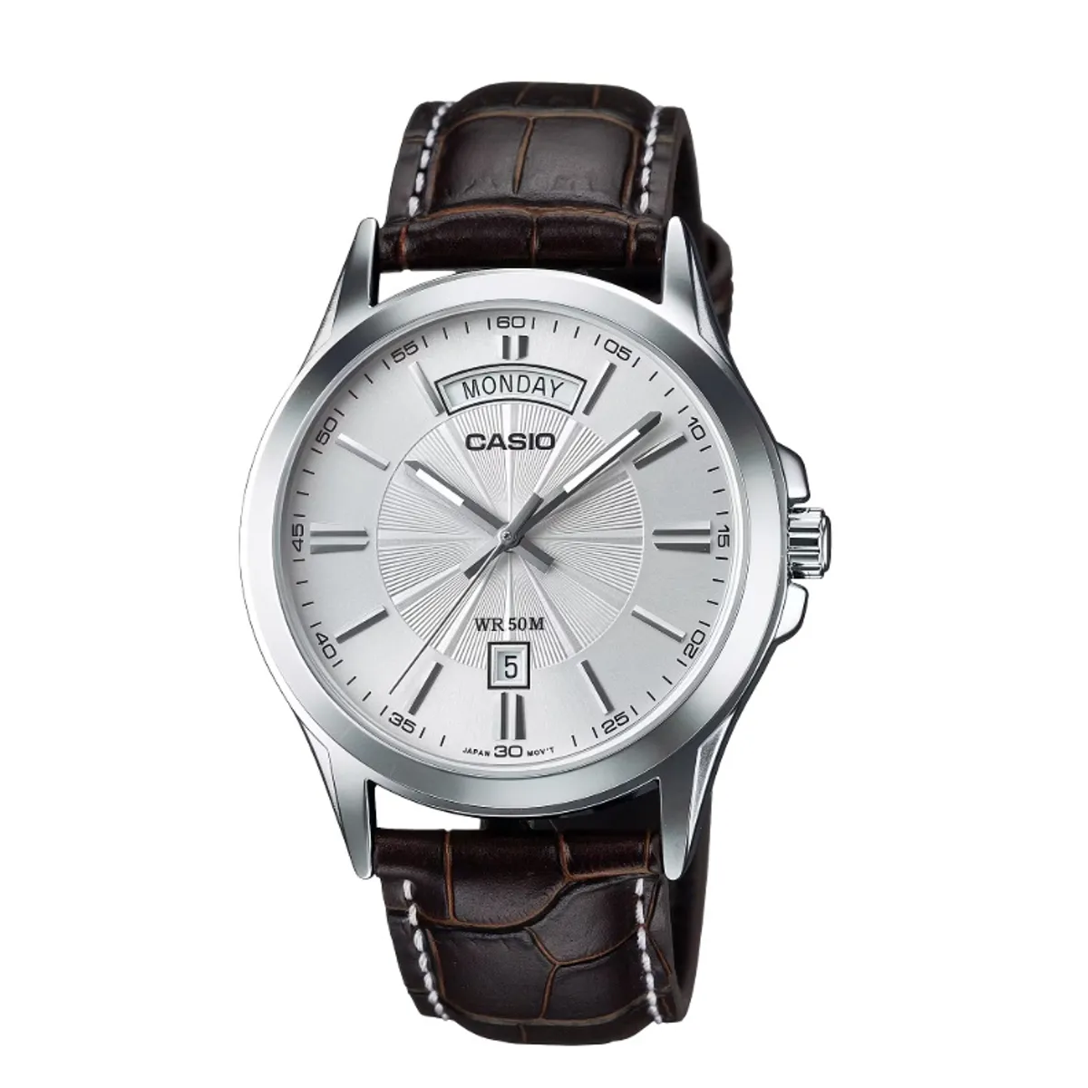 CASIO Reloj Casio Análogo Hombre MTP-1381L-7A Plata | falabella.com