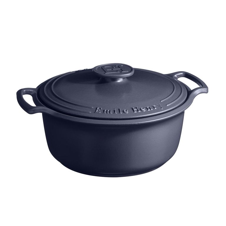 EMILE HENRY Cocotte Redonda 5L Azul índigo | Falabella Chile