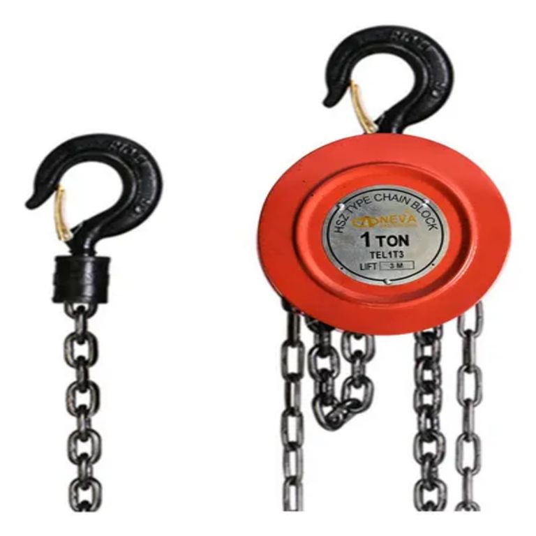 TECLE MANUAL 1 TON ROJO NEVA | Sodimac - Falabella