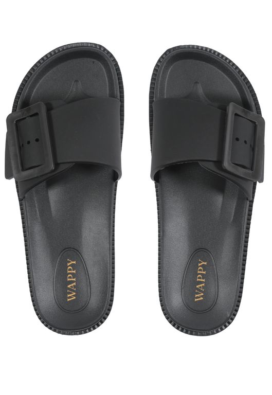 WAPPY TIENDA Sandalia Mujer Hook Negra Wappy Resistente Al Agua ...