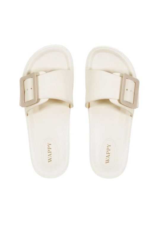 WAPPY TIENDA Sandalia Mujer Hook Blanca Wappy Resistente Al Agua ...