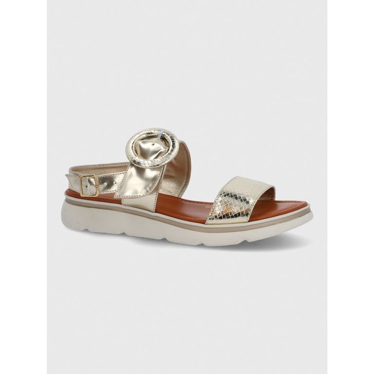 HUSH PUPPIES Sandalia Cerutti Mujer Dirillo Metalizada HUSH PUPPIES ...