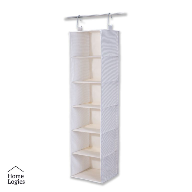 Organizador Closet Colgante 6 Espacios Plegable Home Logics | Sodimac Chile