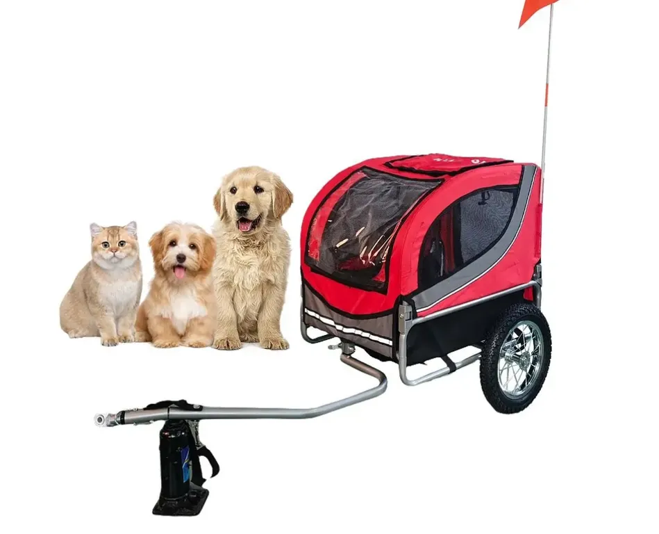 CARRITO BABY TRAILER PARA PETS ROJO - DWTC4001-A | Sodimac Chile