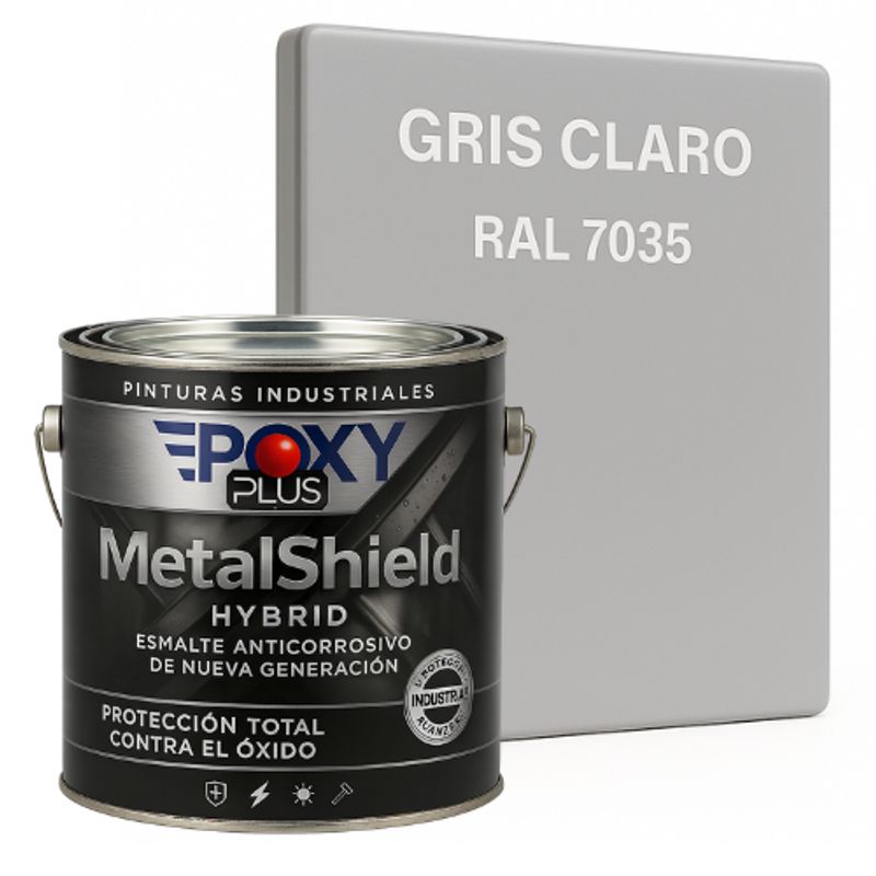 EPOXY Pintura Anticorrosiva MetalShield™ Hybrid - GALON - GRIS CLARO ...