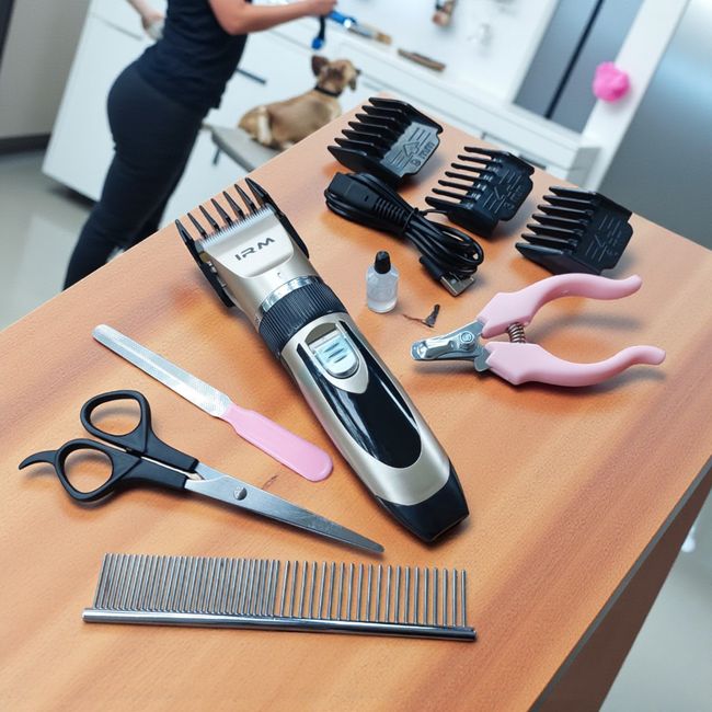 IRM Maquina para Cortar Pelo de perros gatos Mascotas inalambrica ...