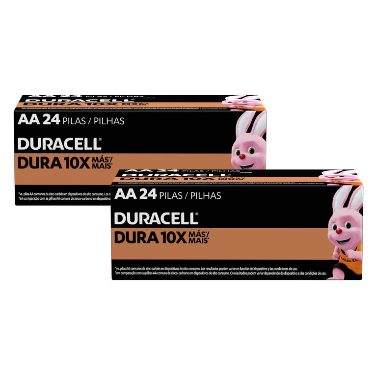 DURACELL Pila Duracell Aa caja 48 Pilas Doble A Dura Más | falabella.com