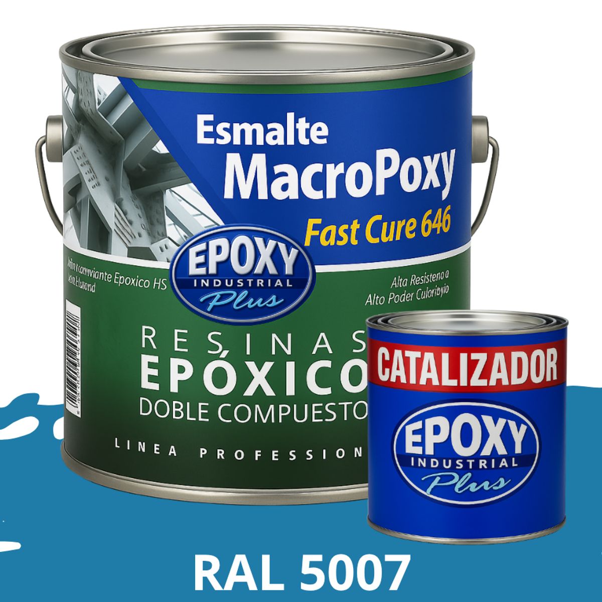 EPOXY MACROPOXY Pintura epoxica Multisuperficies 2K - KIT GALON RAL ...