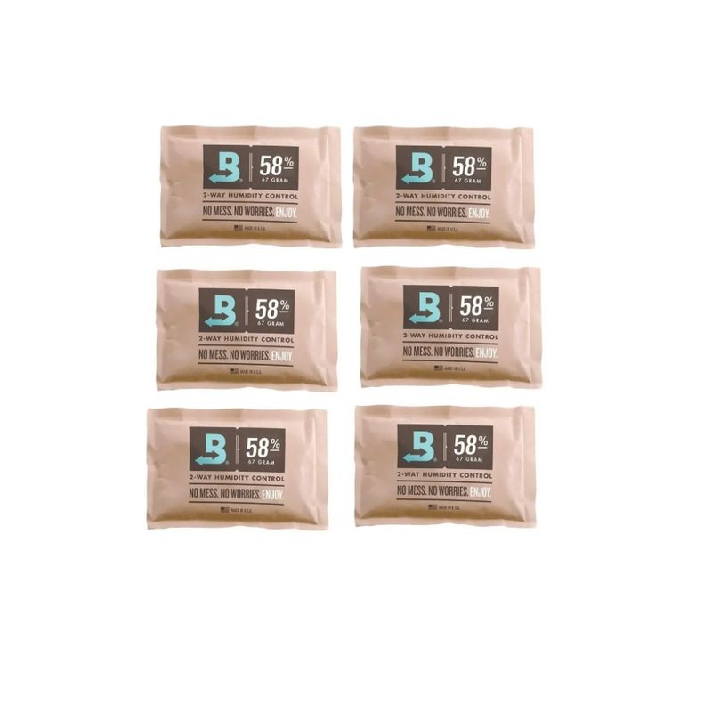 GENERICO 6 Sobres Boveda Pack 58pct 67gr Control Humedad 2 Vias ...